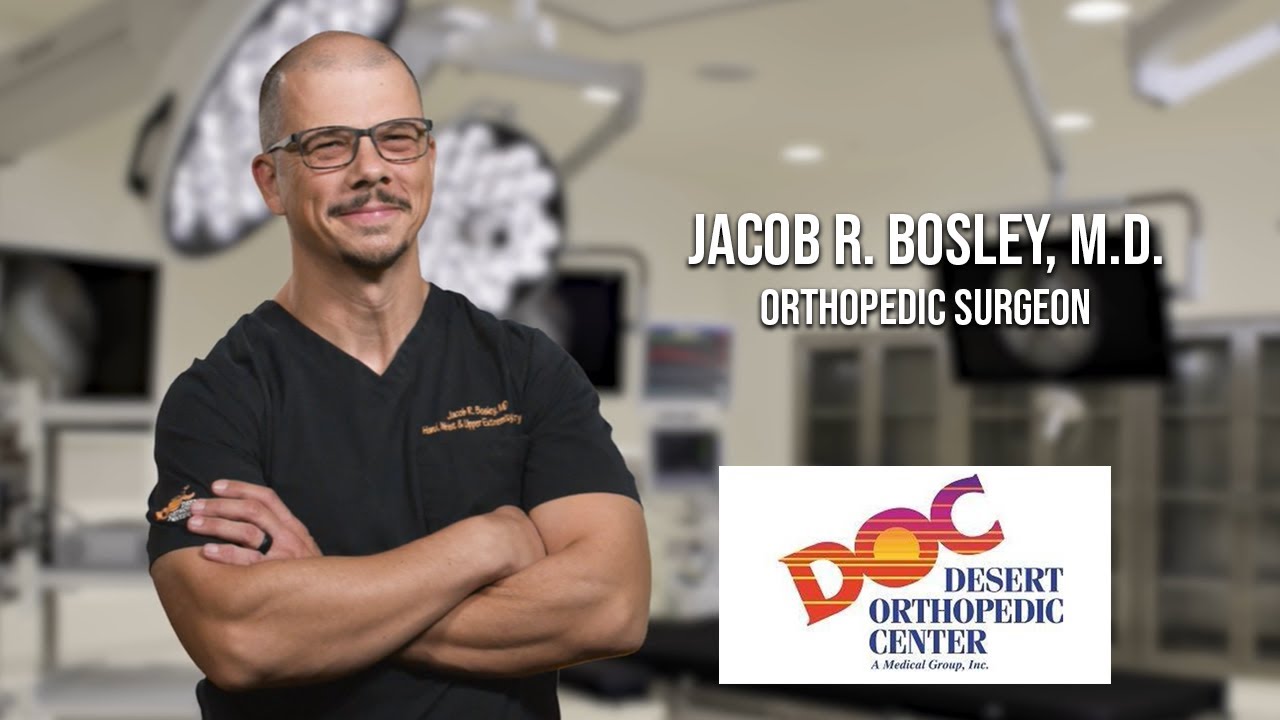 Jacob R. Bosley, M.D. - Orthopedic Surgeon - YouTube