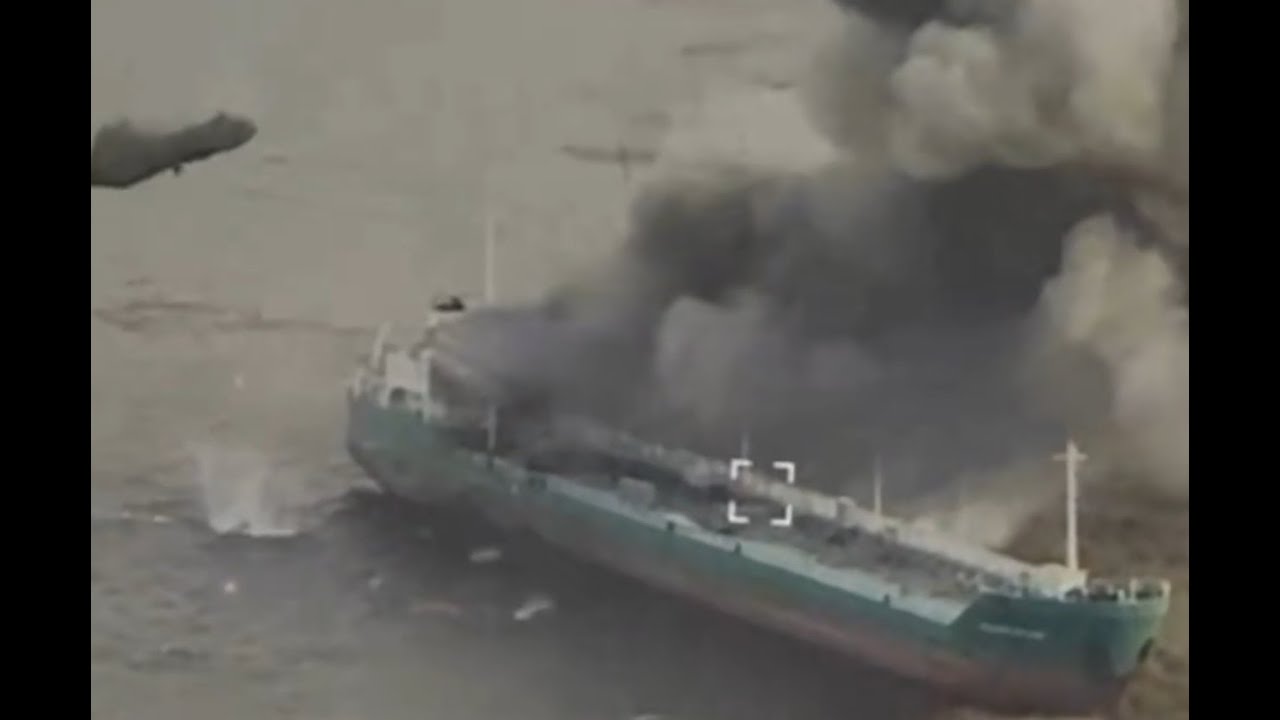Russia Ship-Based Command Post Destroyed by Ukraine -- A Rare Bridge ...
