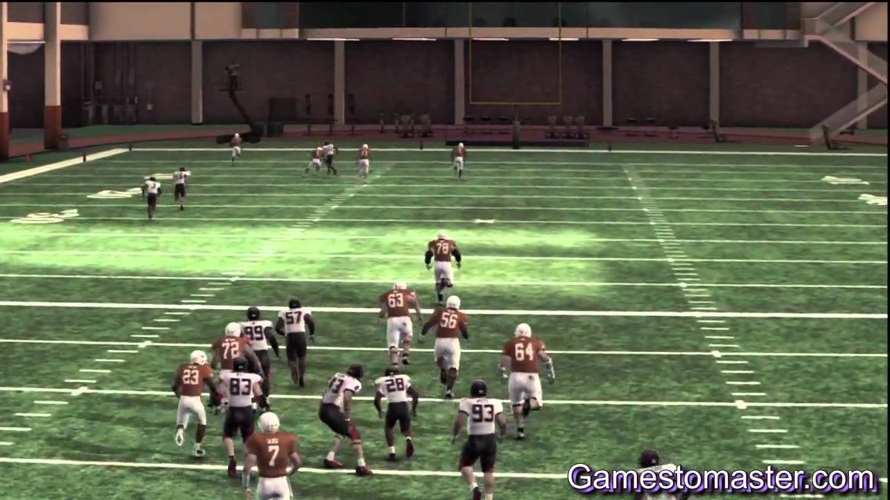 NCAA 11 Football Backward Pump Fake Pass - YouTube