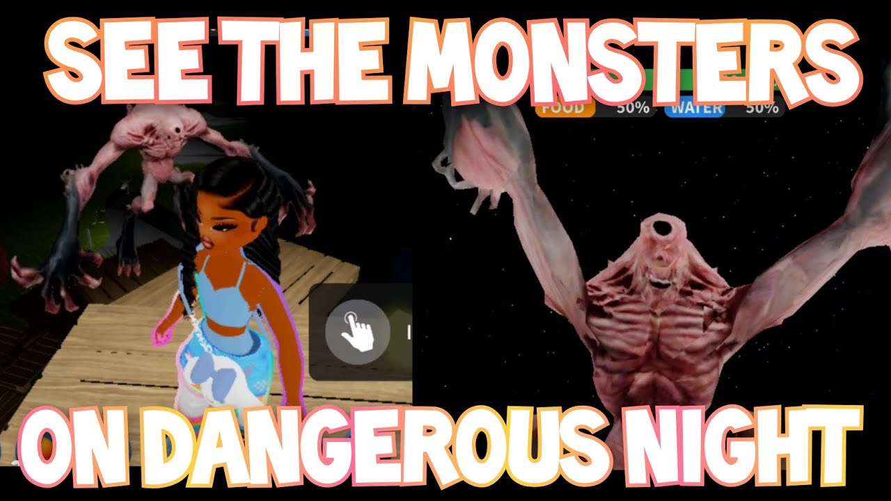 SEE THE MONSTERS ON DANGEROUS NIGHT #roblox #gameplay - YouTube