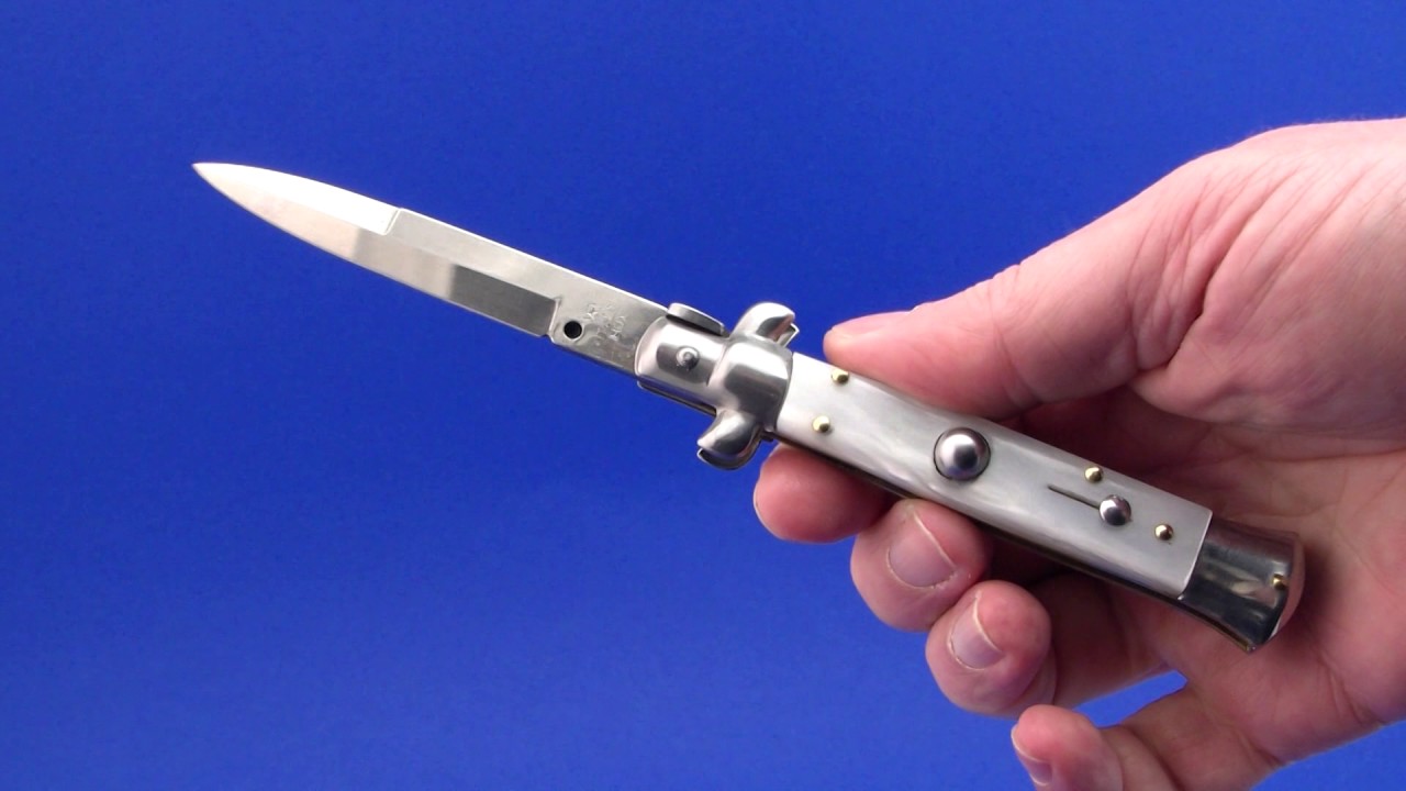 Springmesser weiß 8,5cm - YouTube