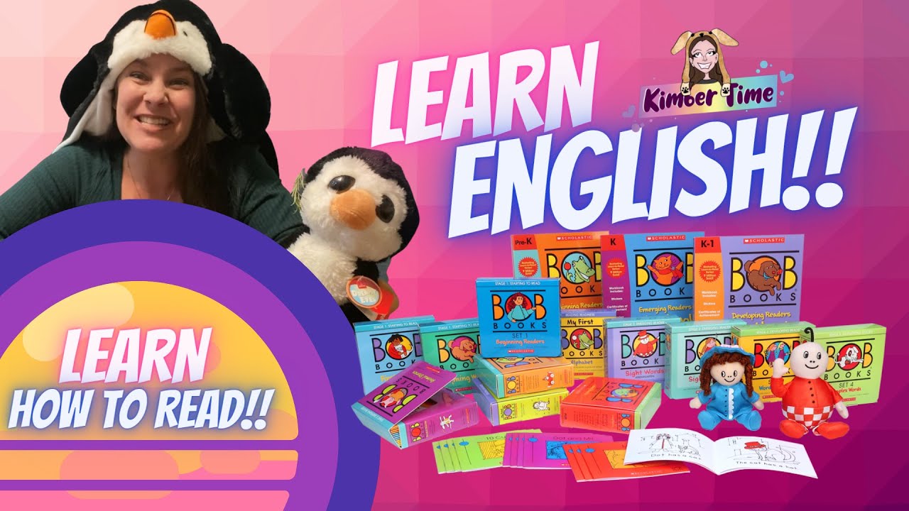 Learn to Read at Home with Bobs Books | Learn English with KimberTime ...