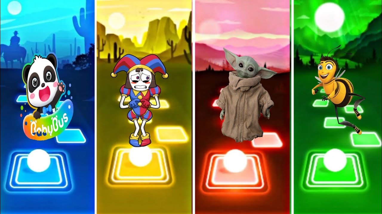 Baby Bus🆚The Amazing Digital Circus🆚Baby Yoda🆚Bee ️Who is best?? - YouTube