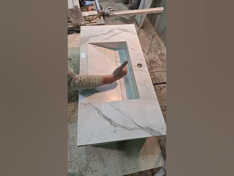 сборка раковины из керамогранита - YouTube