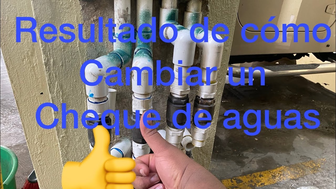 Cheque de agua para cisterna en linea de tinaco - YouTube