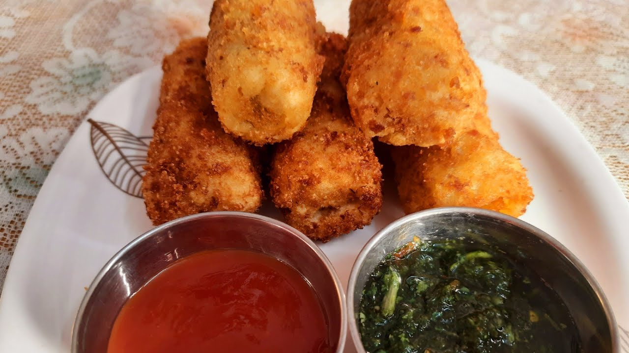 Crispy Aloo Bread Roll Recipe | Bread Roll Recipe | Bread Recipe - YouTube