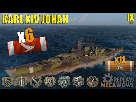 Karl XIV Johan 6 Kills & 234k Damage | World of Warships Gameplay - YouTube