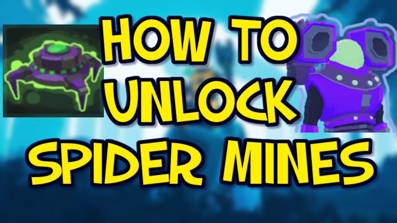 HOW TO UNLOCK ENGINEER'S SPIDER MINES EASILY - YouTube
