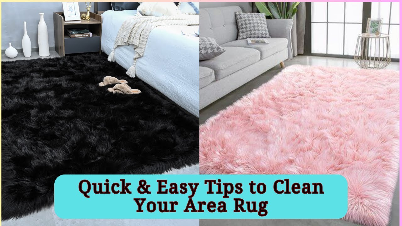 Quick & Easy Tips to Clean Your Area Rug Without Moving Furniture - YouTube