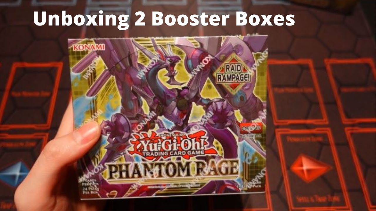 New! Yu-Gi-Oh! Phantom Rage Unboxing (2) Booster Boxes - YouTube