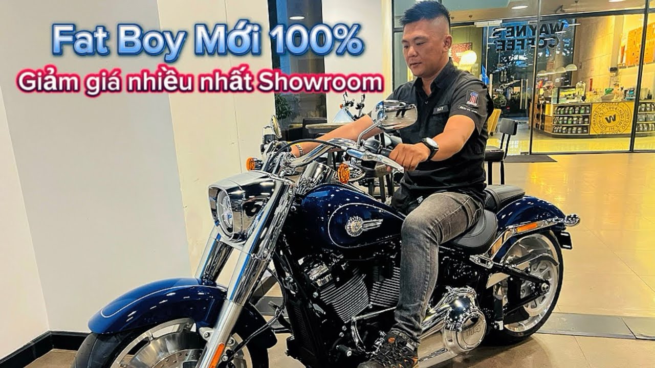Harley Davidson - Chiếc Fat Boy xe mới 100% đang được giảm giá nhiều ...