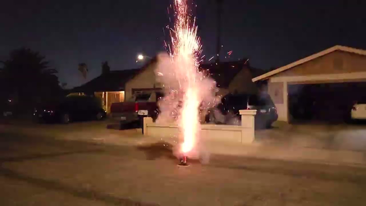 6 inch Geisha Firework Shell July 4th Illegal Fireworks - YouTube