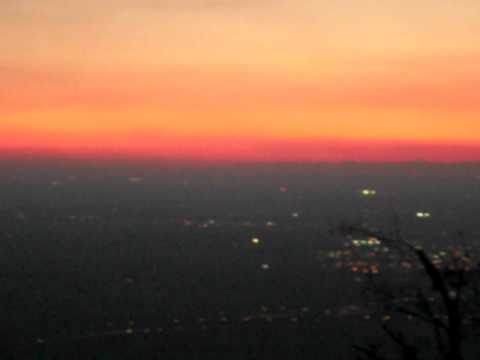 dal monte orfano bs il monte rosa al tramonto - YouTube