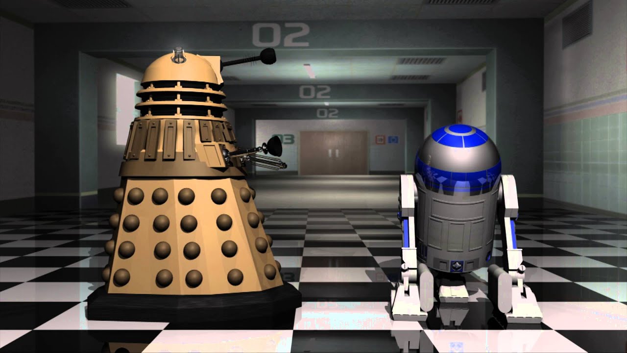 Dalek vs R2D2 - YouTube