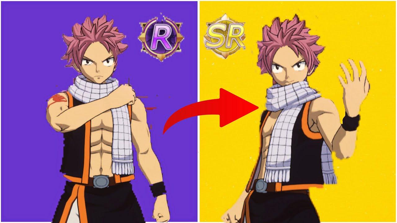 Upgrading Natsu To SR | Fairy Tail Fierce Fight - YouTube