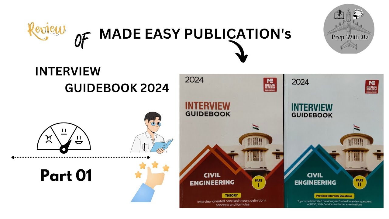 CIVIL ENGINEERING INTERVIEW GUIDEBOOK REVIEW | MADE EASY PUBLICATION | PREP WITH ME | HINDI ...