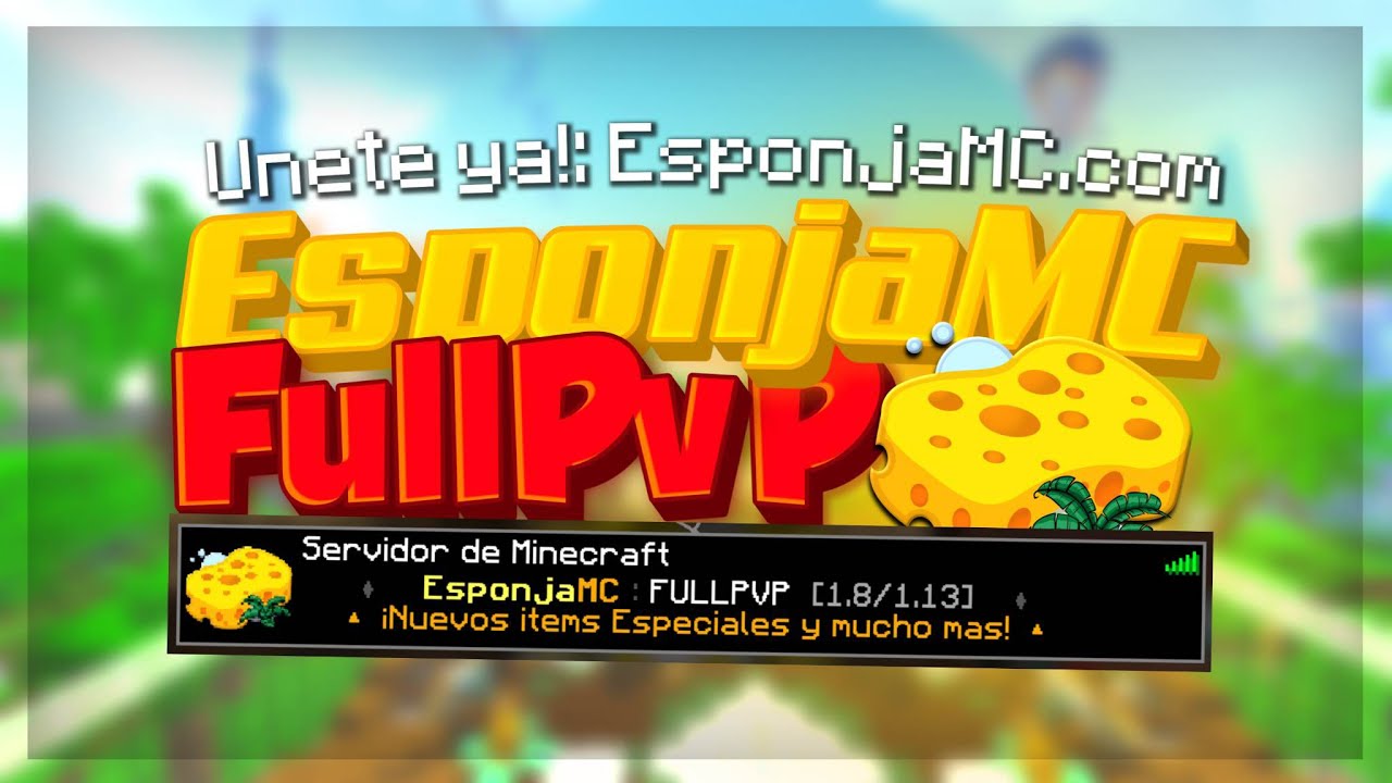 TRAILER ESPONJAMC FullPvP 1 8 1 19 #2023 - YouTube