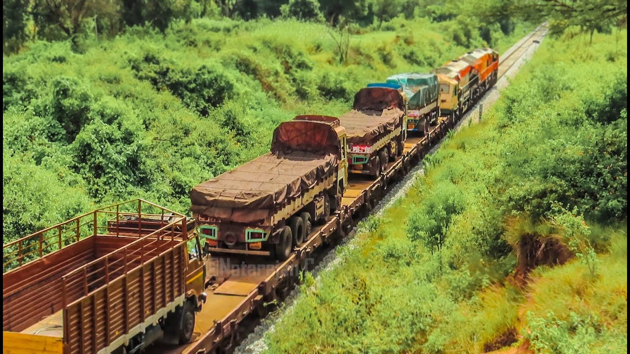 FIRST RORO TRAIN SERVICE | BENGALURU - SOLAPUR ROUTE | Indian Railways ...