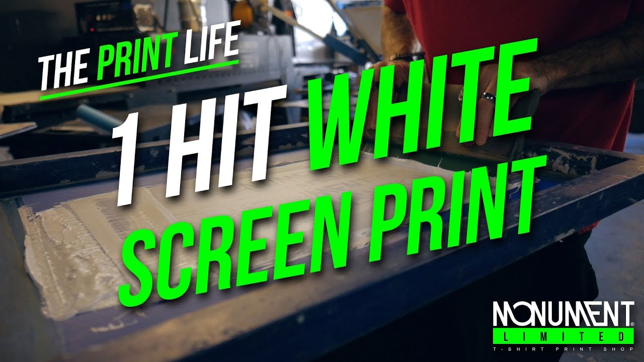 How To Screen Print 1 Hit White Plastisol Screen Printing Technique T Shirt Printing how-to-screen-print-1-hit-white-plastisol-screen-printing-technique-t-shirt-printing