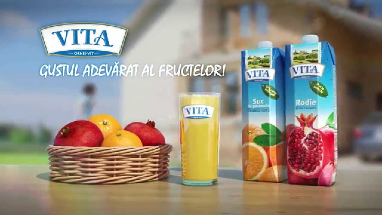 VITA Spot publicitar - Gust adevarat al fructelor - YouTube
