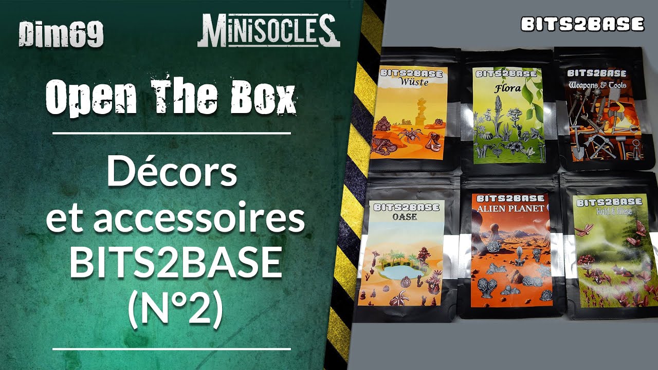Peinture sur figurines [OPEN THE BOX] : Gamme de décors et accessoires BITS2BASE Vidéo2 - YouTube
