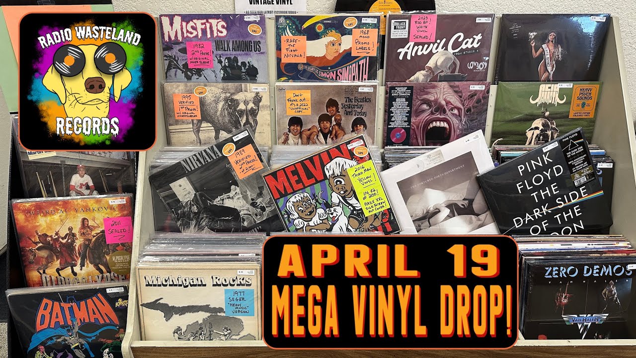 4-19-24 Vinyl MEGA Drop! - New Vinyl, RARE Vintage Vinyl & More! - YouTube