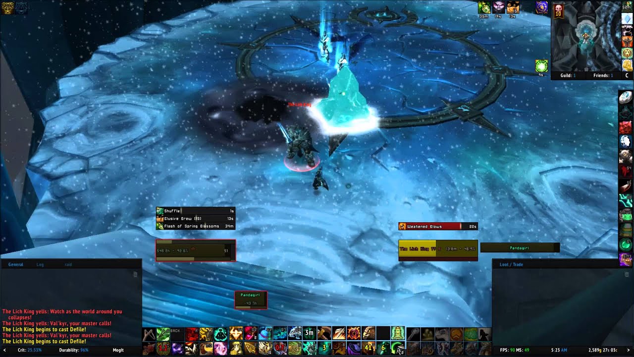 Monk Solo Lich King 10 man Heroic - YouTube