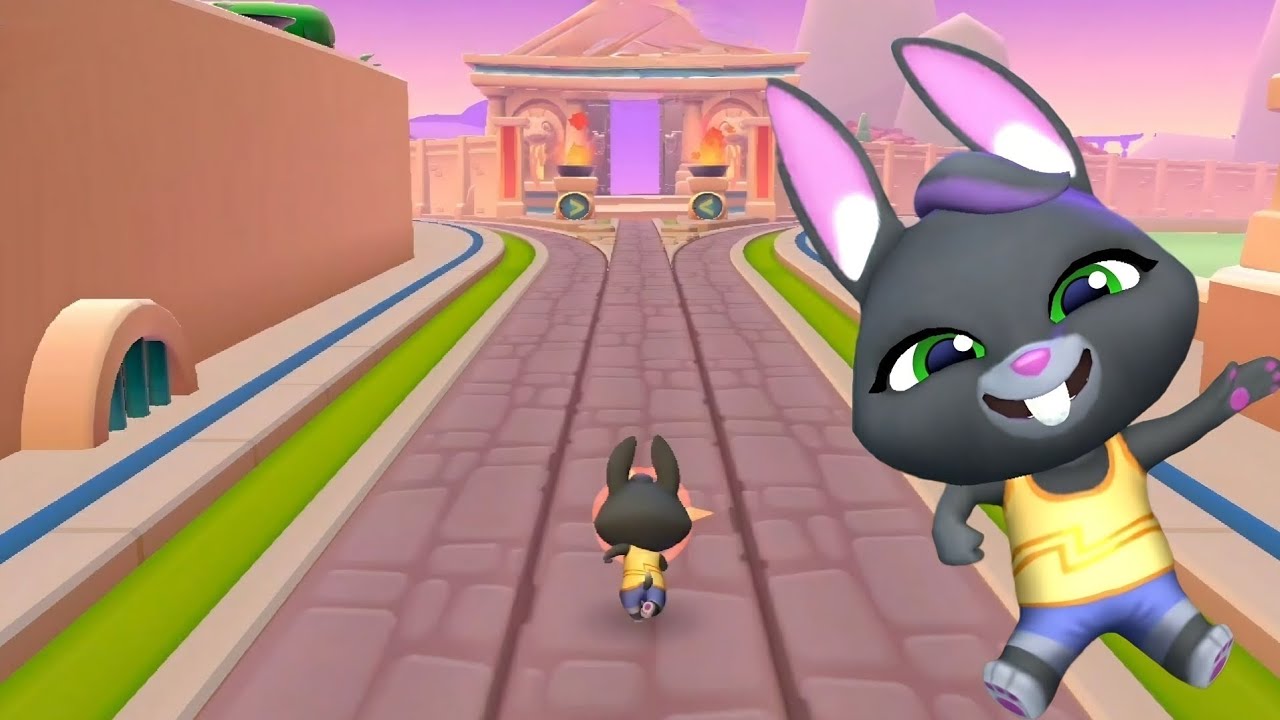 BECCA runs in VOLCANO CHASE (Don't Miss This) - Talking Tom Time Rush ...