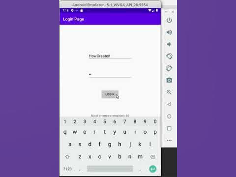 How to make login page in Android Studio - YouTube