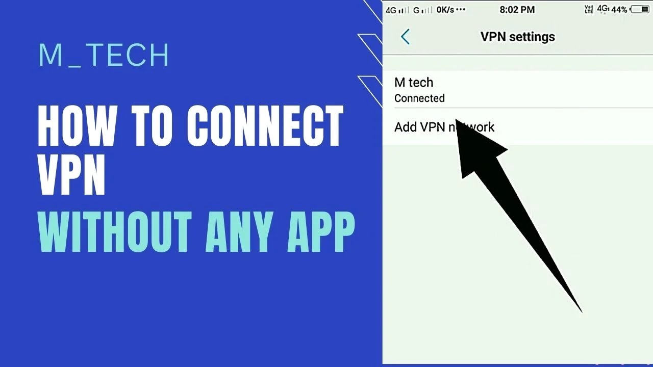 How to Set Up VPN Connection Without any App || M_TECH - YouTube