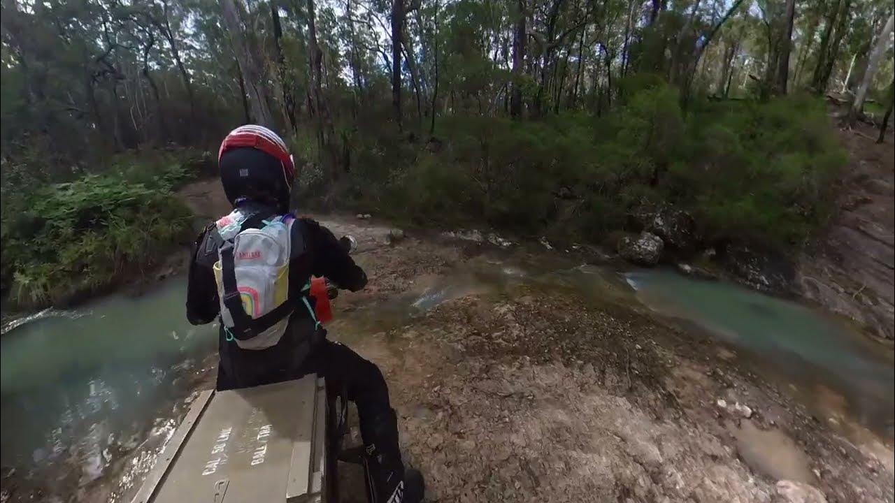 Postie Bike / Honda CT110 at D'Aguilar National Park (Mt Mee) - YouTube