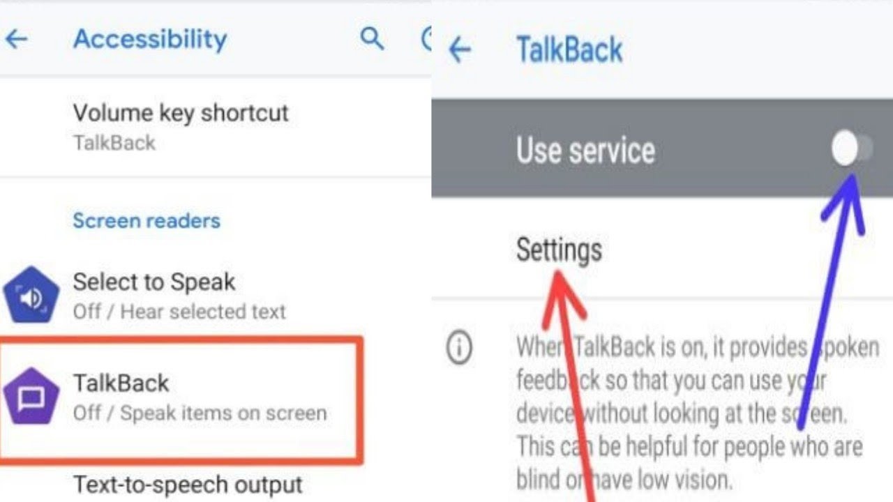 TalkBack on or off - Android Accessibility Help - Google Support - YouTube
