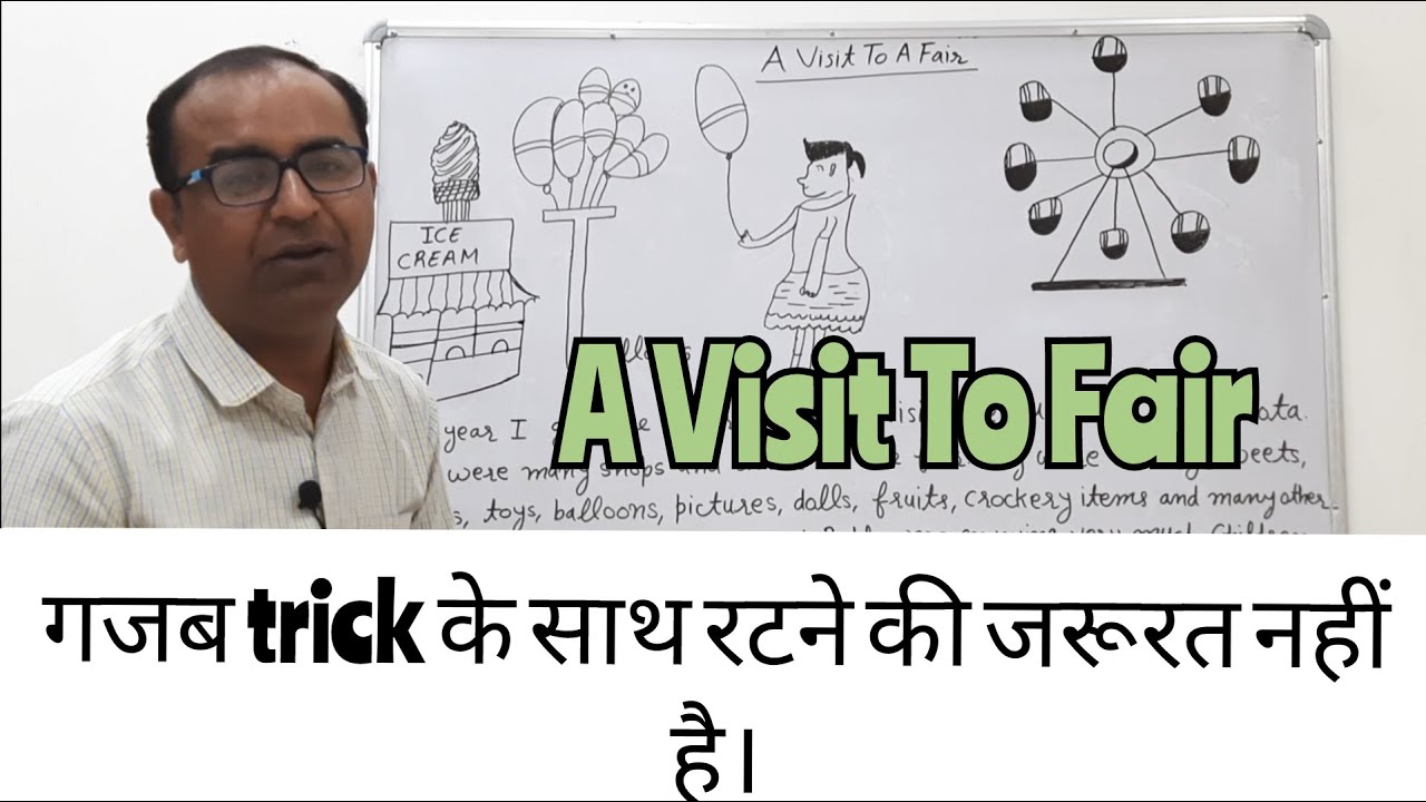 A visit to a fair paragraph a visit to a fair short writing task a ...