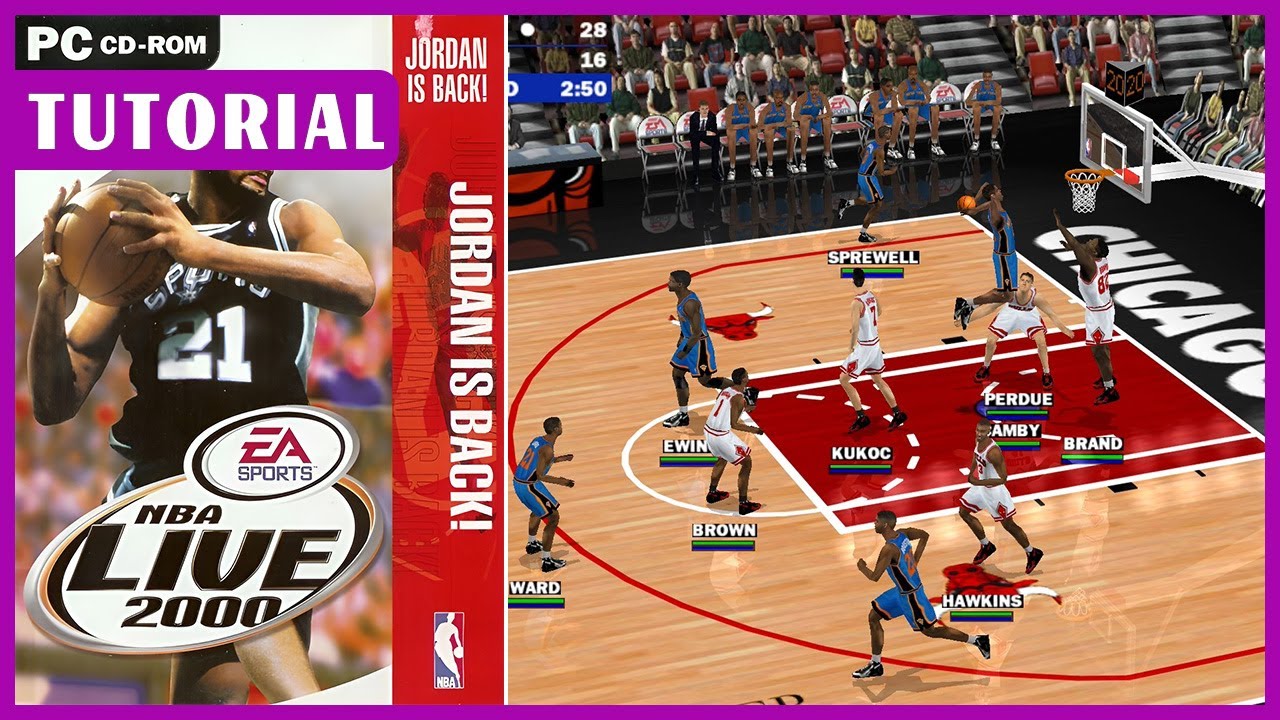 PC Tutorial [053] | NBA Live 2000 (1999) | 4K60ᶠᵖˢ | Win 10/11 - YouTube