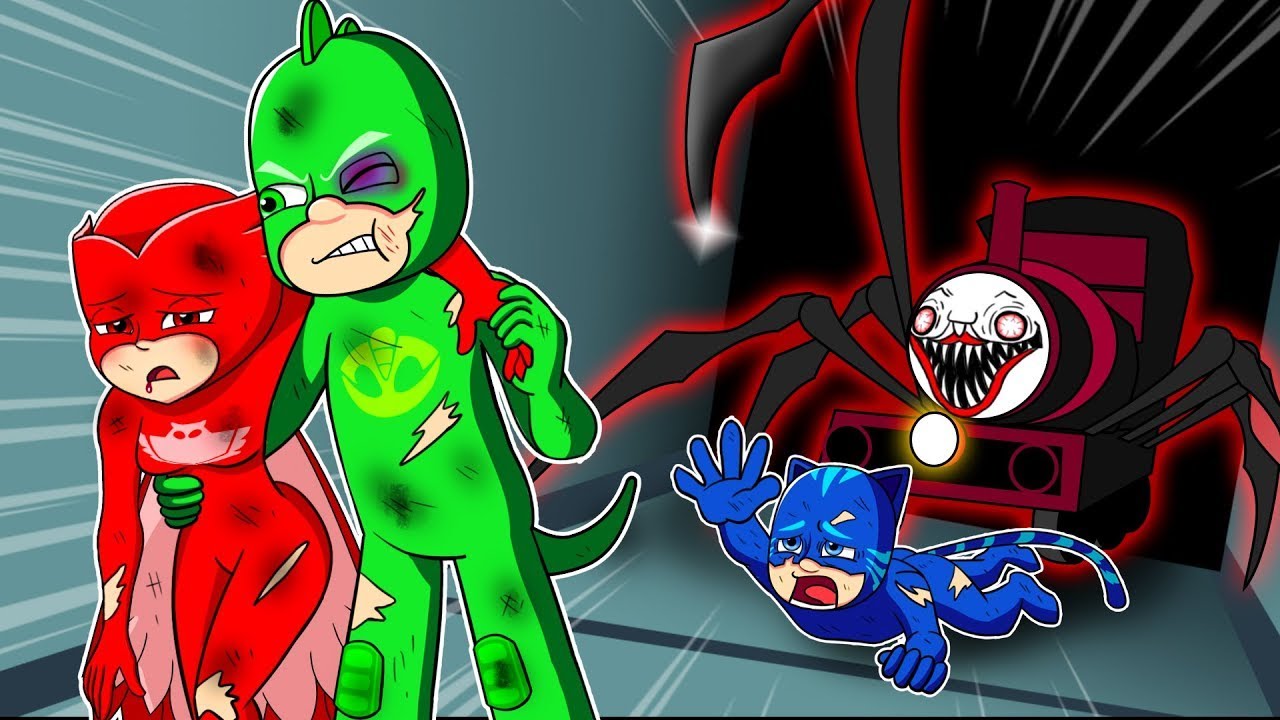 Choo Choo charles vs PJ masks | Pj masks how to win?! | Pj Mask Cartoon ...