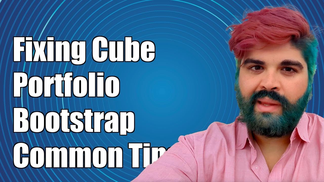Fixing Cube Portfolio with Bootstrap Template Plugin: Common Issues & Solutions - YouTube