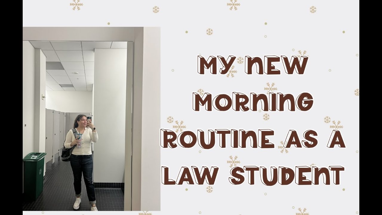 NEW MORNING ROUTINE, 3L Law Student - YouTube