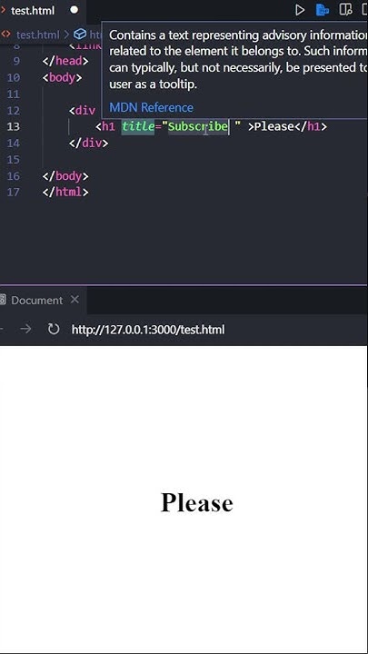 HTML attribute that you dont know | #shorts #html #webdev #coding - YouTube