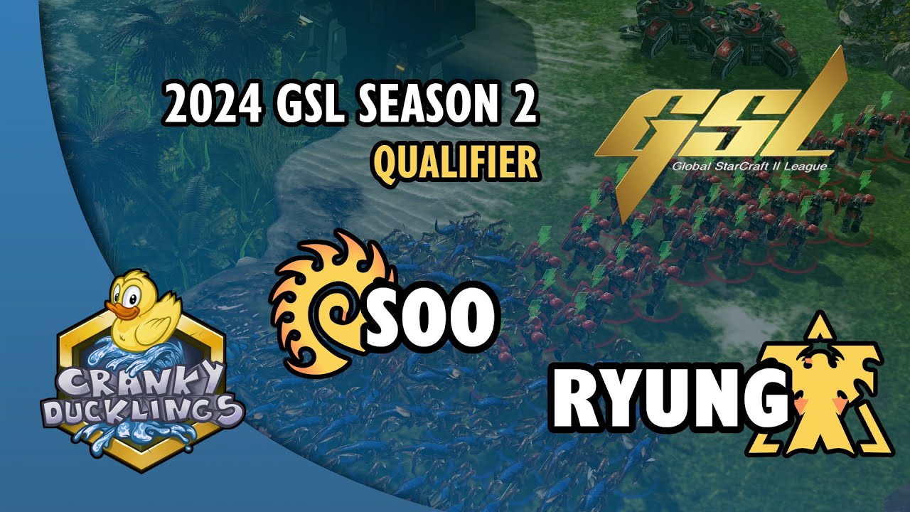 soO vs Ryung - ZvT | 2024 GSL Season 2: Qualifier - Round 1 | EPT StarCraft 2 Tournament - YouTube