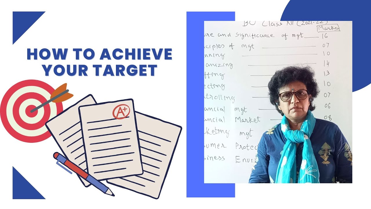 How to achieve your target | Work smart and get good marks | Tips for ...