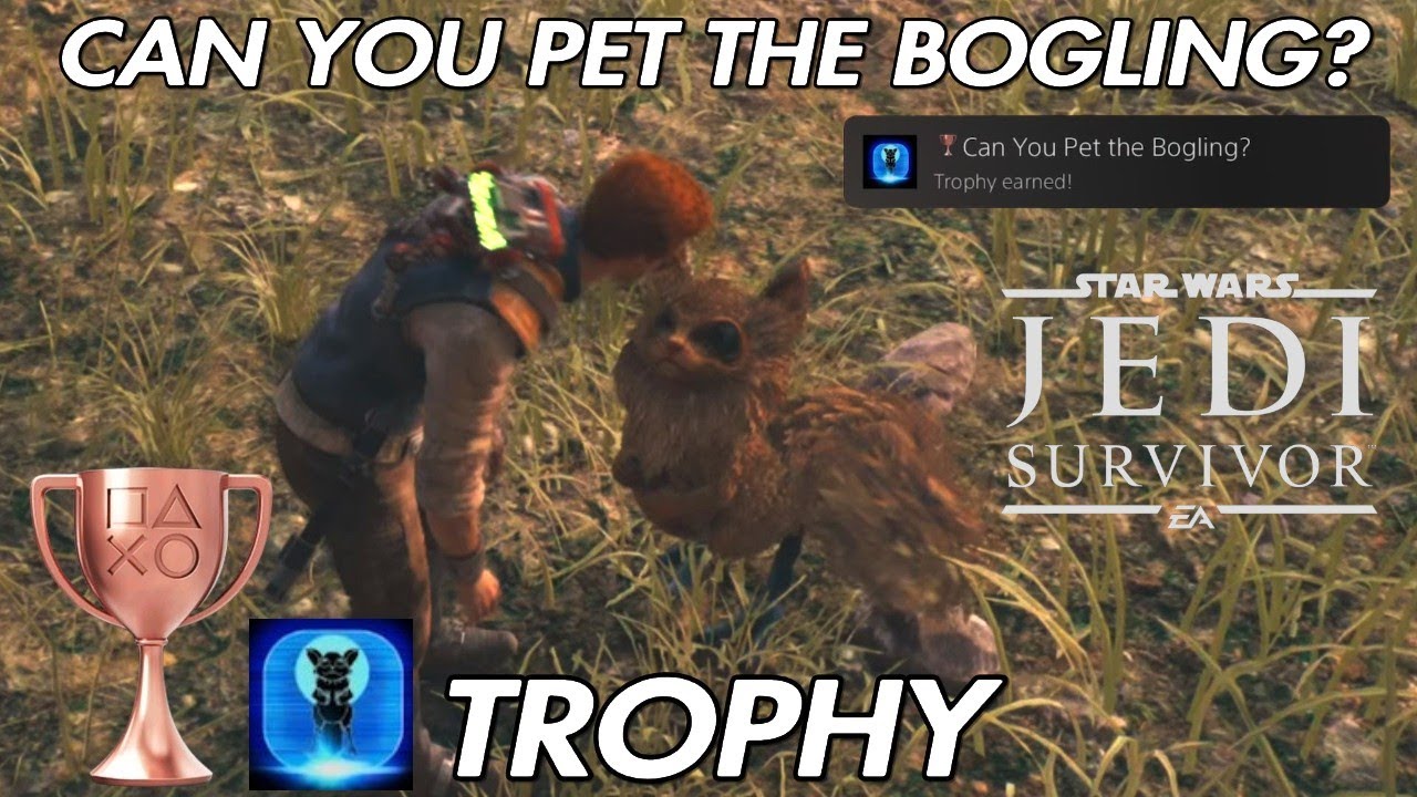 STAR WARS Jedi: Survivor - Can you pet the Bogling? Trophy - You can ...