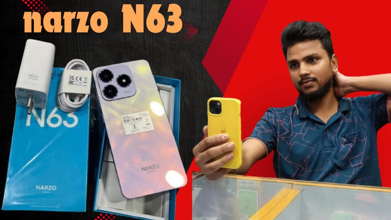 Realme Narzo N63 Unboxing- New Budget King 👑 ||review ||camera - YouTube