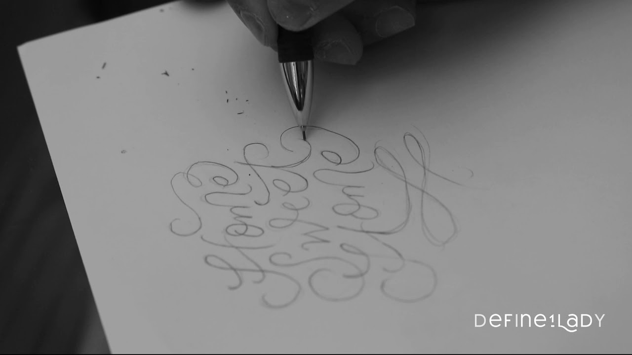 Custom Hand lettering Home Sweet Home Printable - YouTube