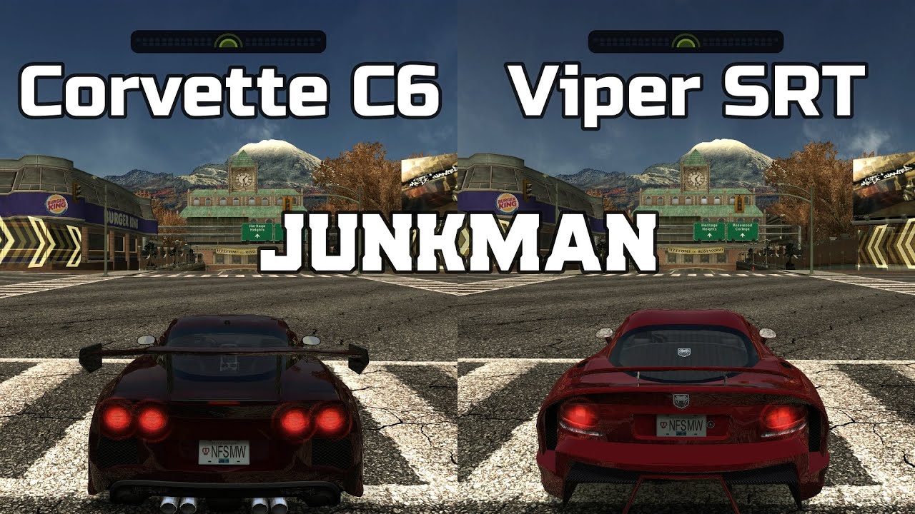Chevrolet Corvette C6 vs Dodge Viper SRT-10 - NFS MW Redux V3 - WHICH ...
