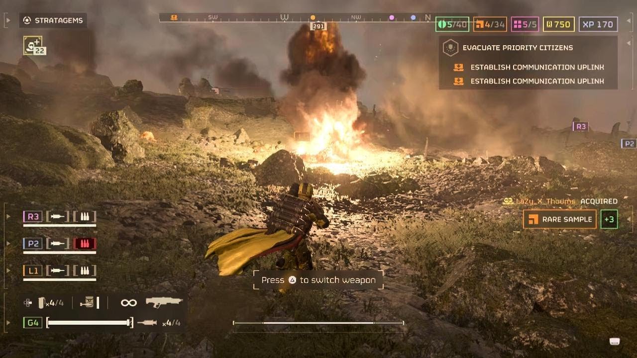 HELLDIVERS 2_Level 8_Terminid_Blitzer_Gas Mines_Gameplay - YouTube