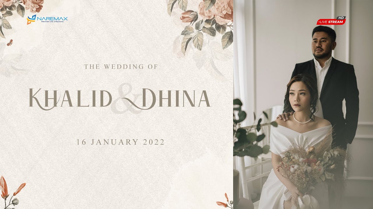 Live Streaming Pernikahan Khalid & Dina - YouTube