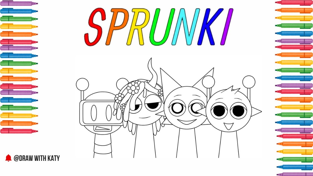 Incredibox Sprunki Coloring Pages | How to Color New Sprunki Original ...