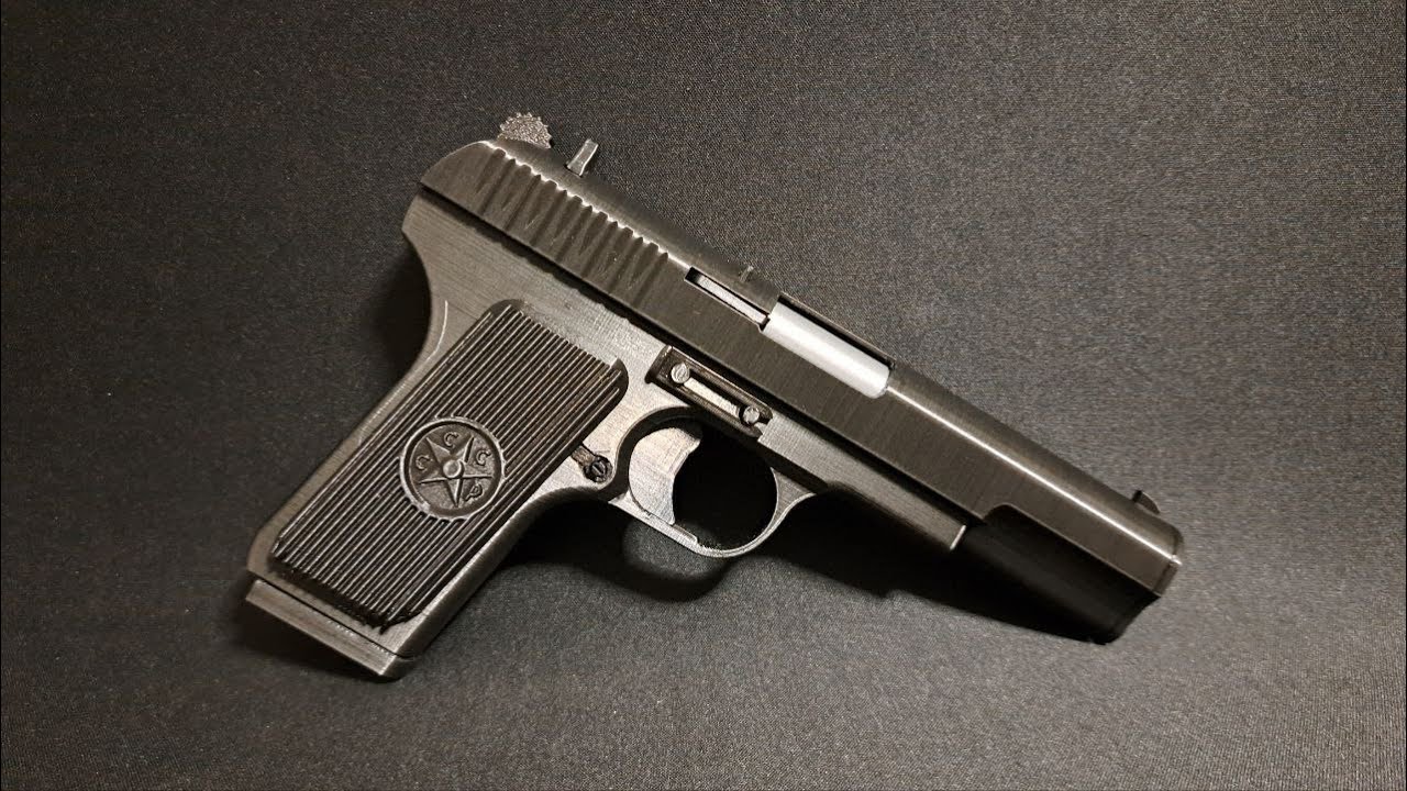 3D printed toys TT-33 Tokarev - YouTube