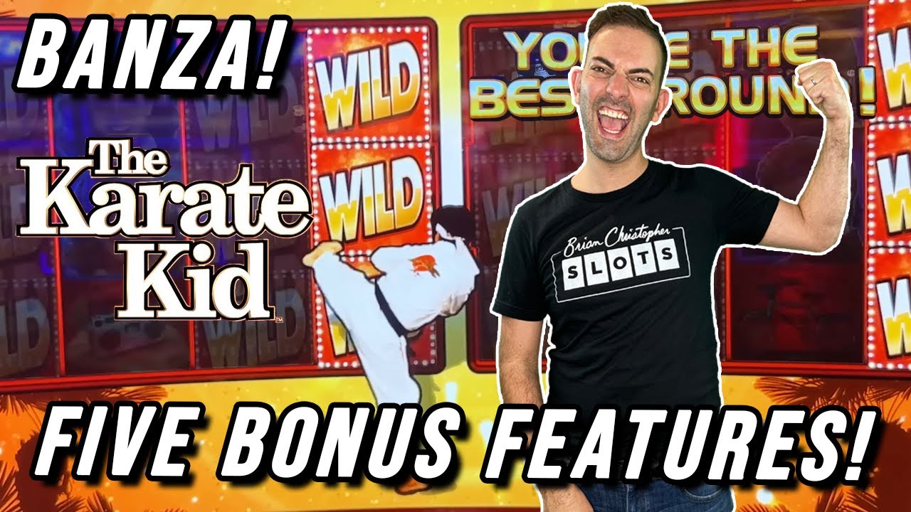 ⚡ FIVE BONUS FEATURES Karate Kid Slot Machine - YouTube