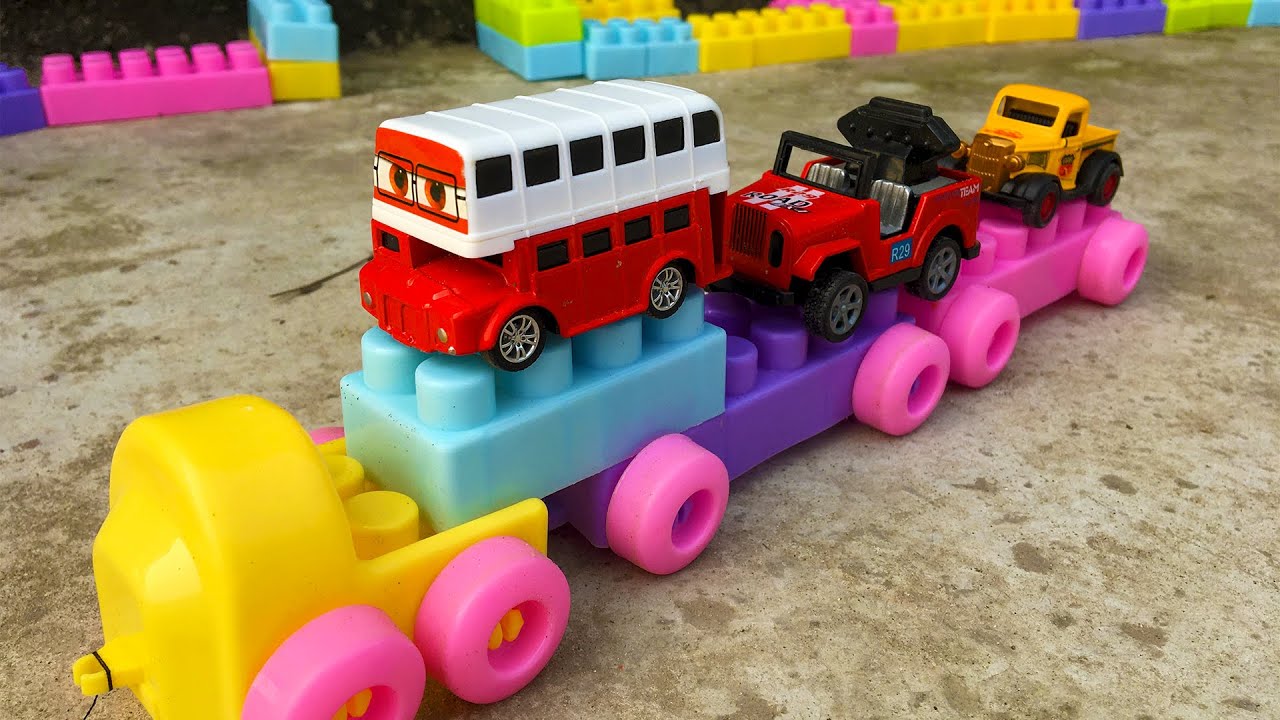 Bruder Toys RC bulldozer car and bus Transport! - YouTube